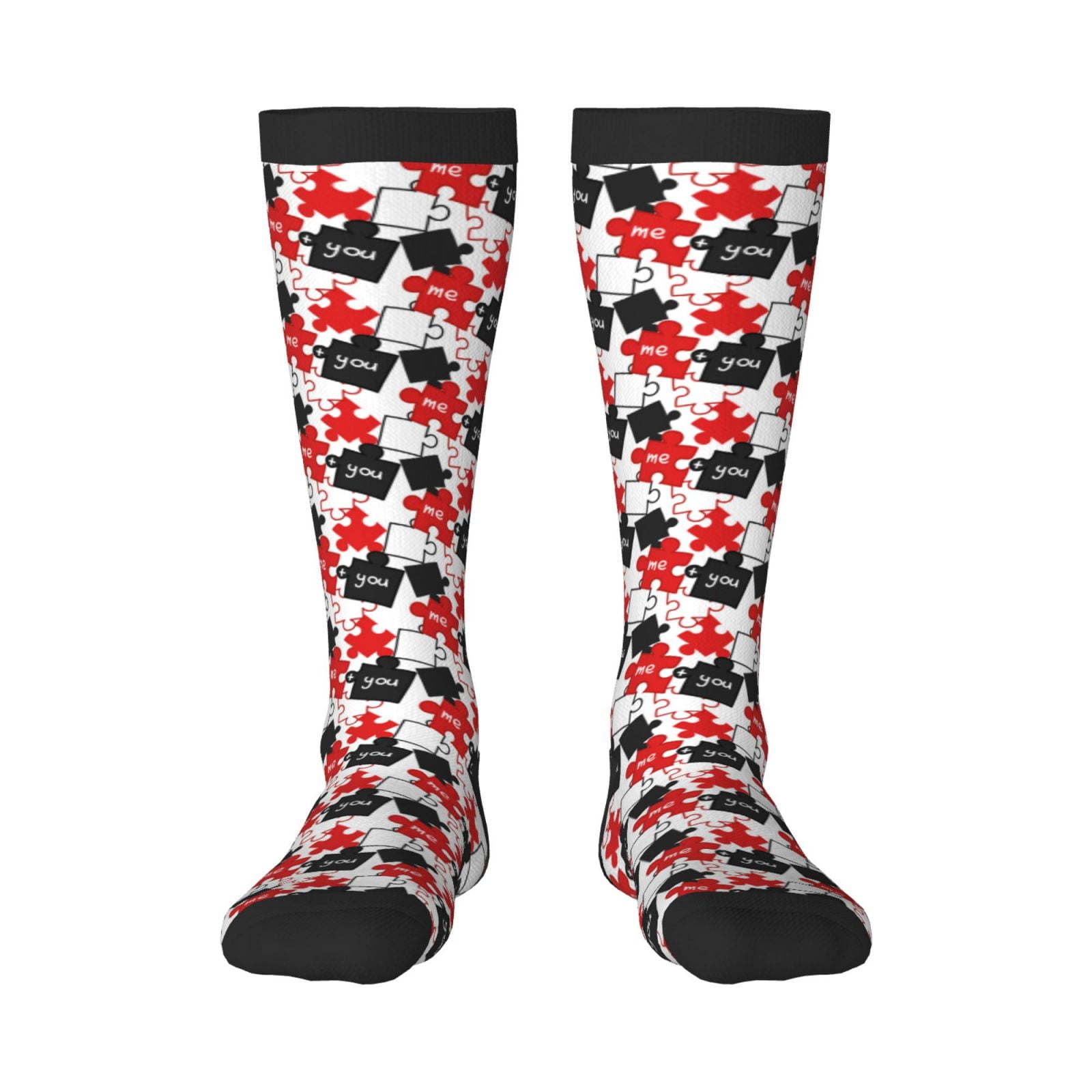 Logiee puzzle elements with the words me you Print Gift Stocking ...