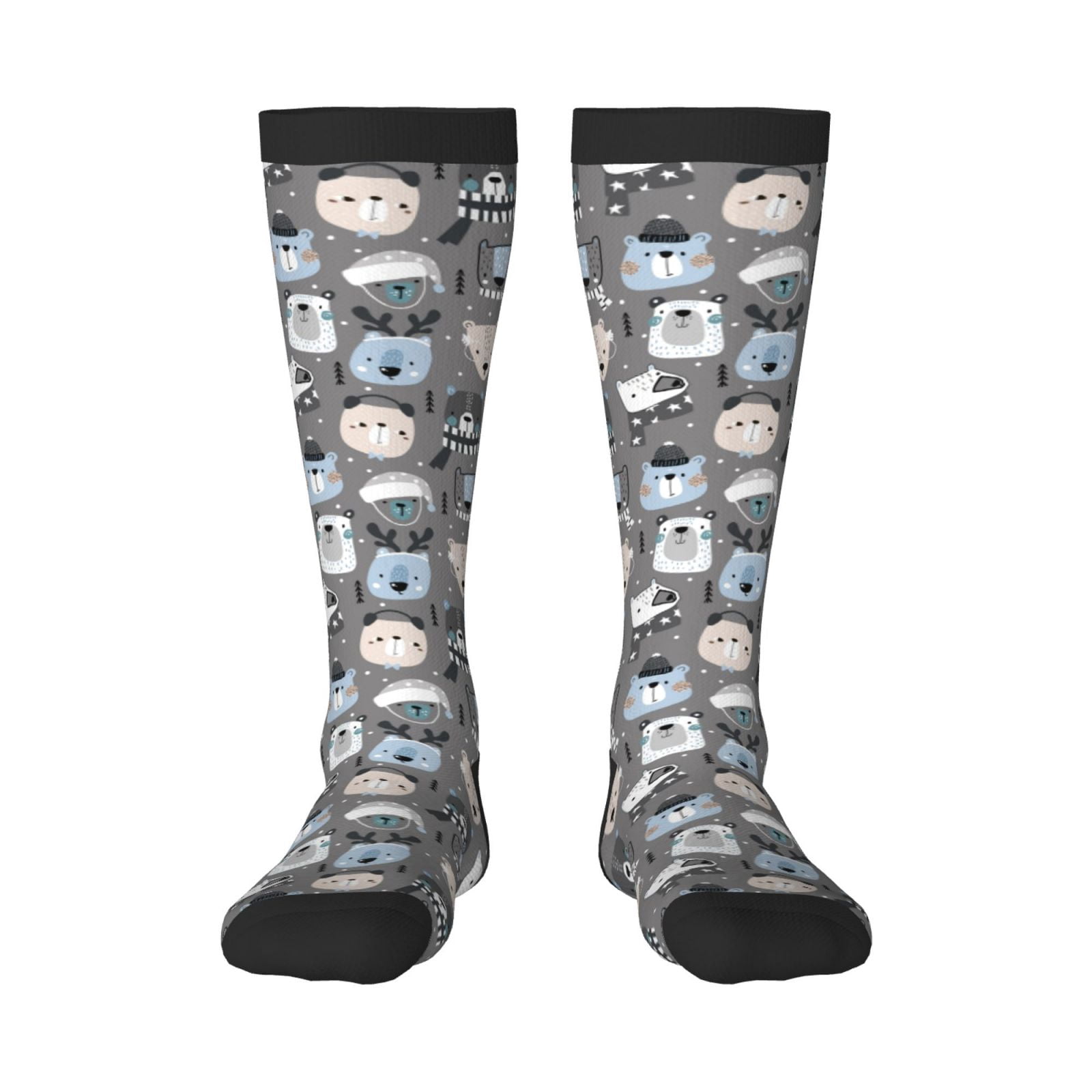 Logiee winter Scarf cute beer Print Gift Stocking Stuffers,Adult ...