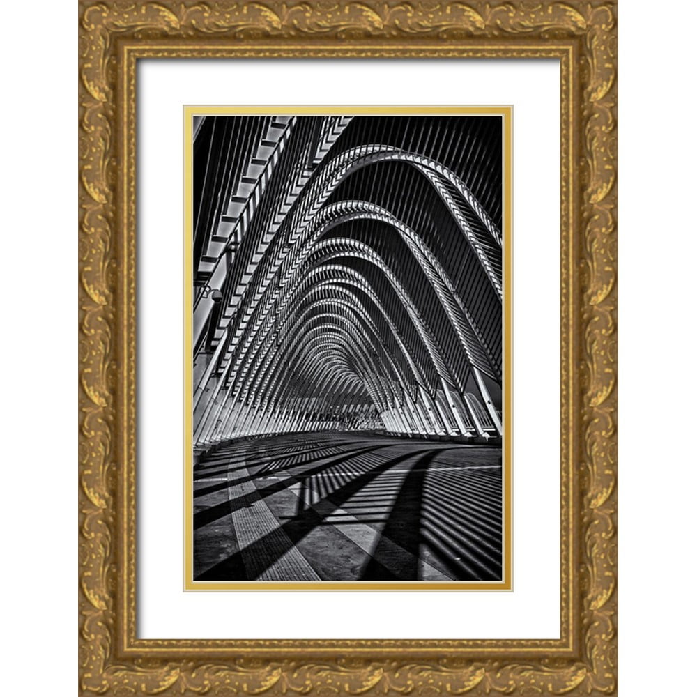 Logiotatides, Yiannis 11x14 Gold Ornate Wood Framed with Double Matting ...