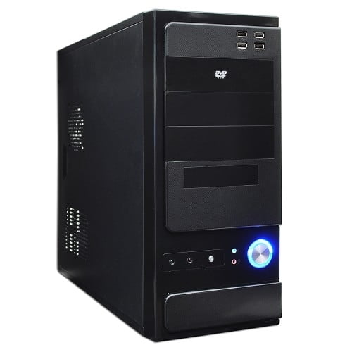 Logisys CS-301BK 10-Bay ATX Mid Tower Computer Case, Black - Walmart.com