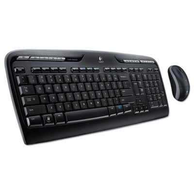 Logitech 920002836 MK320 Wireless Desktop Set, Keyboard/Mouse, USB ...