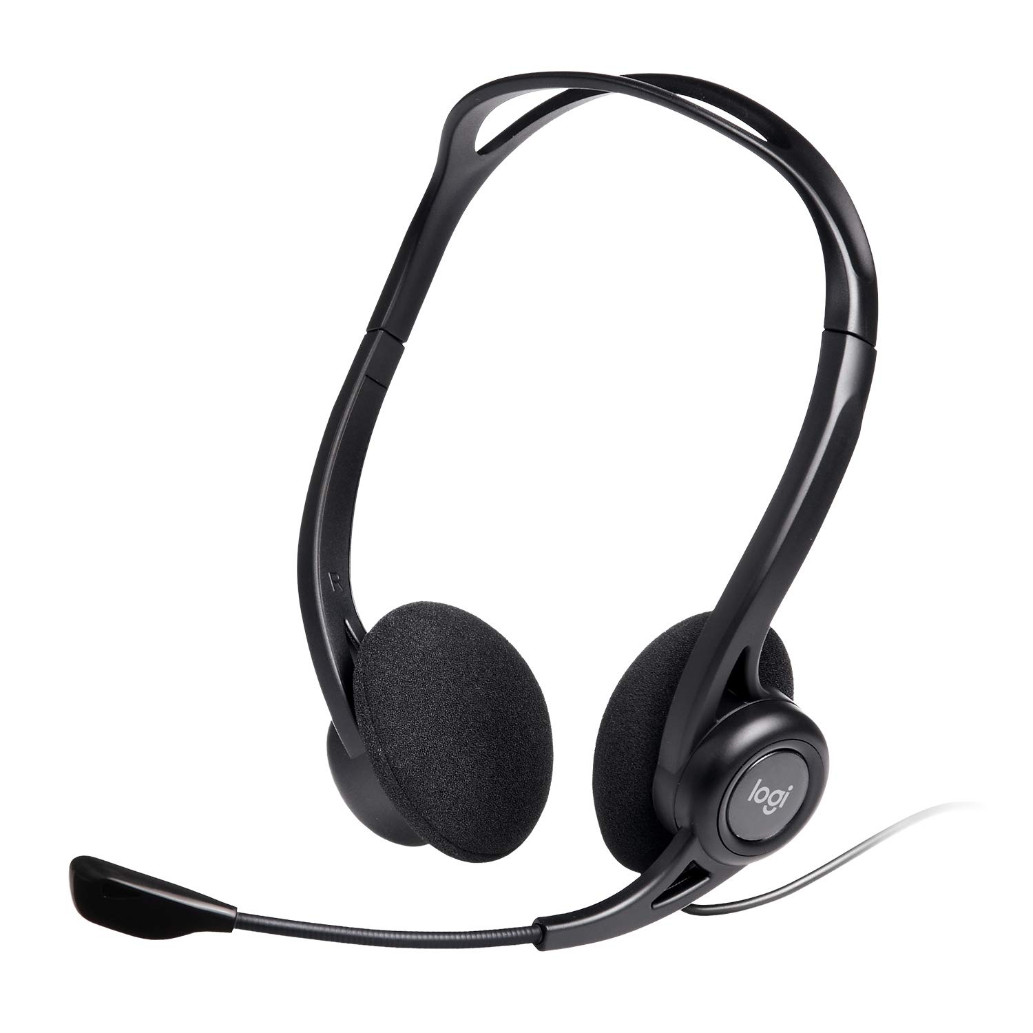 Logitech 960 USB Computer Headset,Black - Walmart.com