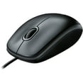 Logitech B100 Optical USB Mouse,Black - Walmart.com
