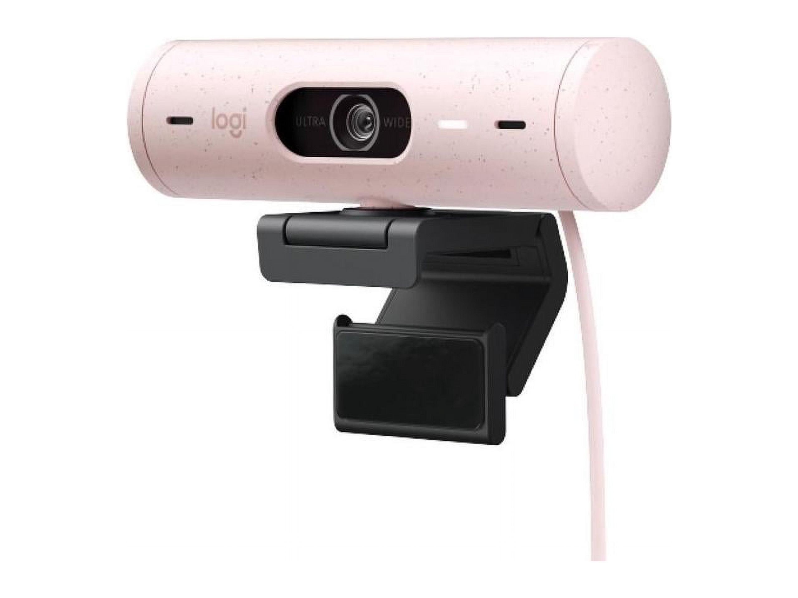 Logitech Brio 500 HD Cam, Auto Light, Dual Mics, Privacy Cover, Teams ...