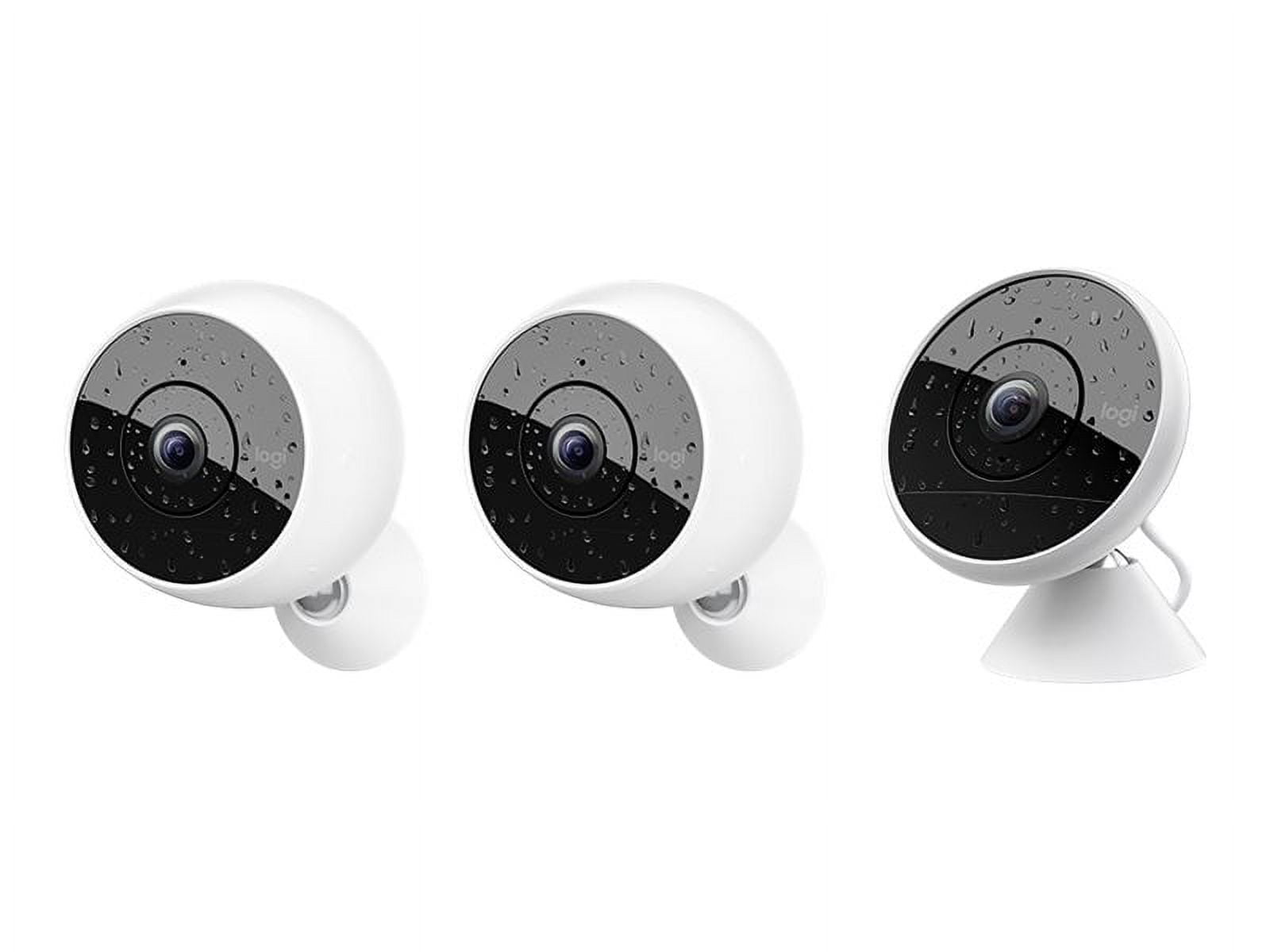 Logitech Circle 2 - Wire-Free - Multi Pack: 2 Wire-Free Cameras + 1 ...