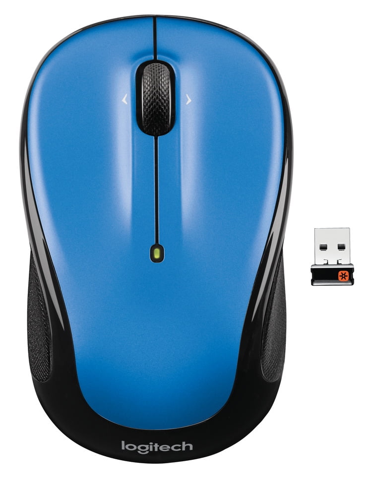 Logitech Compact Wireless Mouse, Blue - Walmart.com