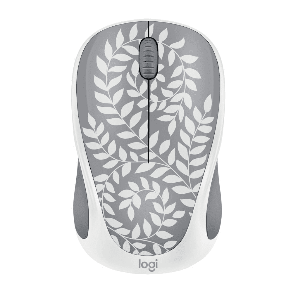 Logitech Compact Wireless Mouse, Floral Gray, Walmart Exclusive ...