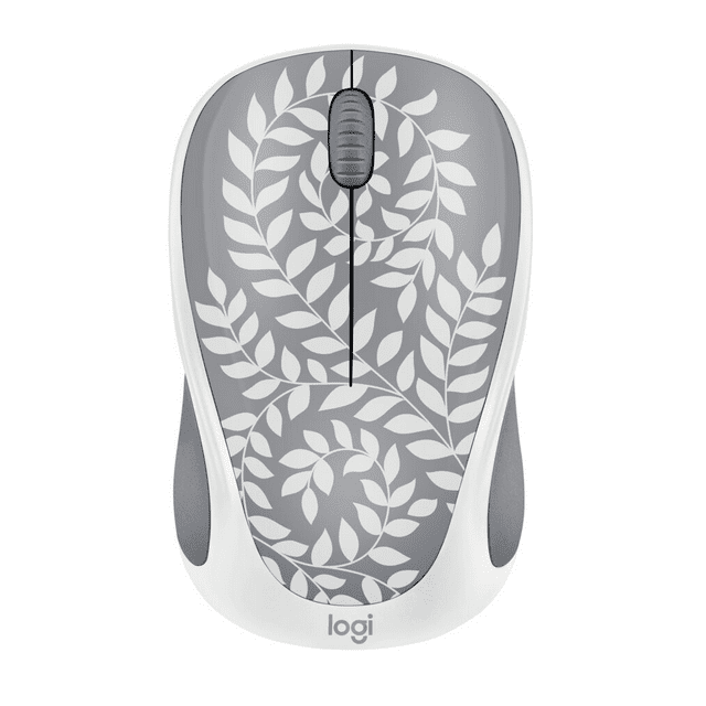 Logitech Compact Wireless Mouse, Floral Gray, Walmart Exclusive ...