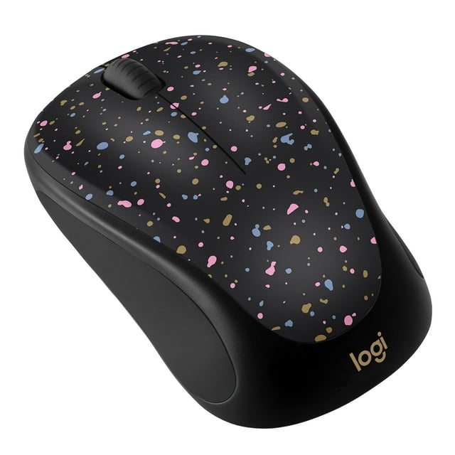 Logitech Plug And Play Optical Wireless Mouse Black