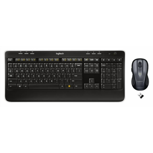 Logitech Quiet, Full-Sized USB Wireless Keyboard and Mouse Set ...