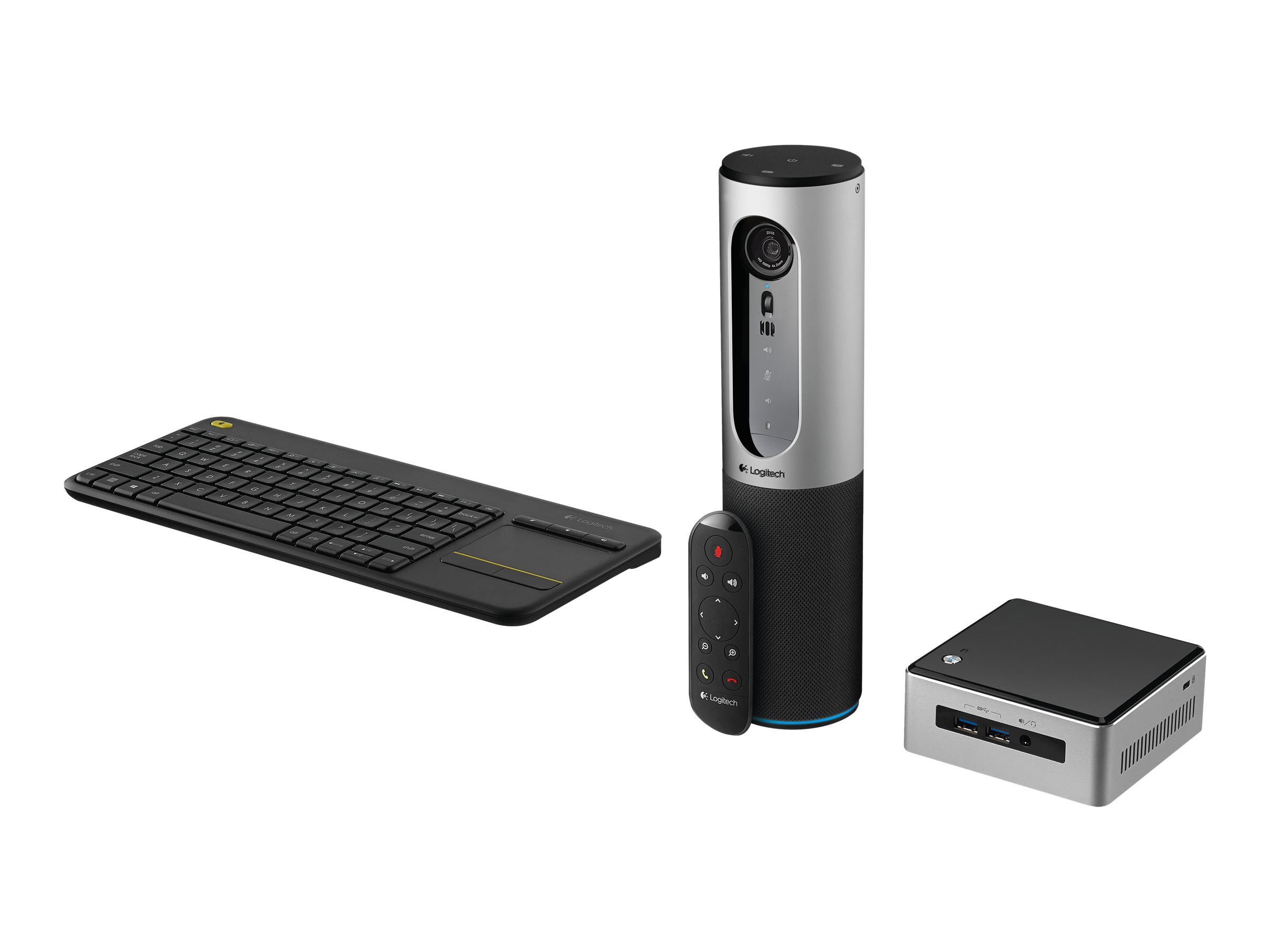 Logitech Connect Kit - Video conferencing kit - with Intel NUC Kit ...