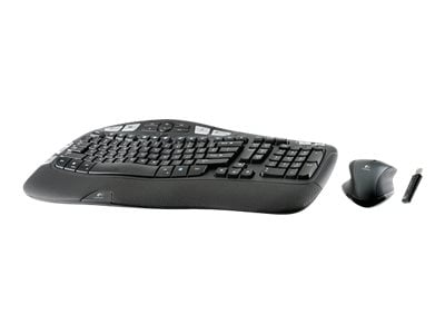 Open Box Logitech Cordless Desktop Wave Pro - Keyboard and mouse set ...