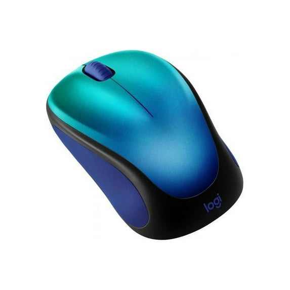 Logitech Design Collection Limited Edition Wireless Optical Mouse, Blue ...