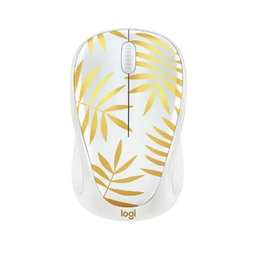 Logitech Compact Wireless Mouse, Golden Garden Design Collection ...