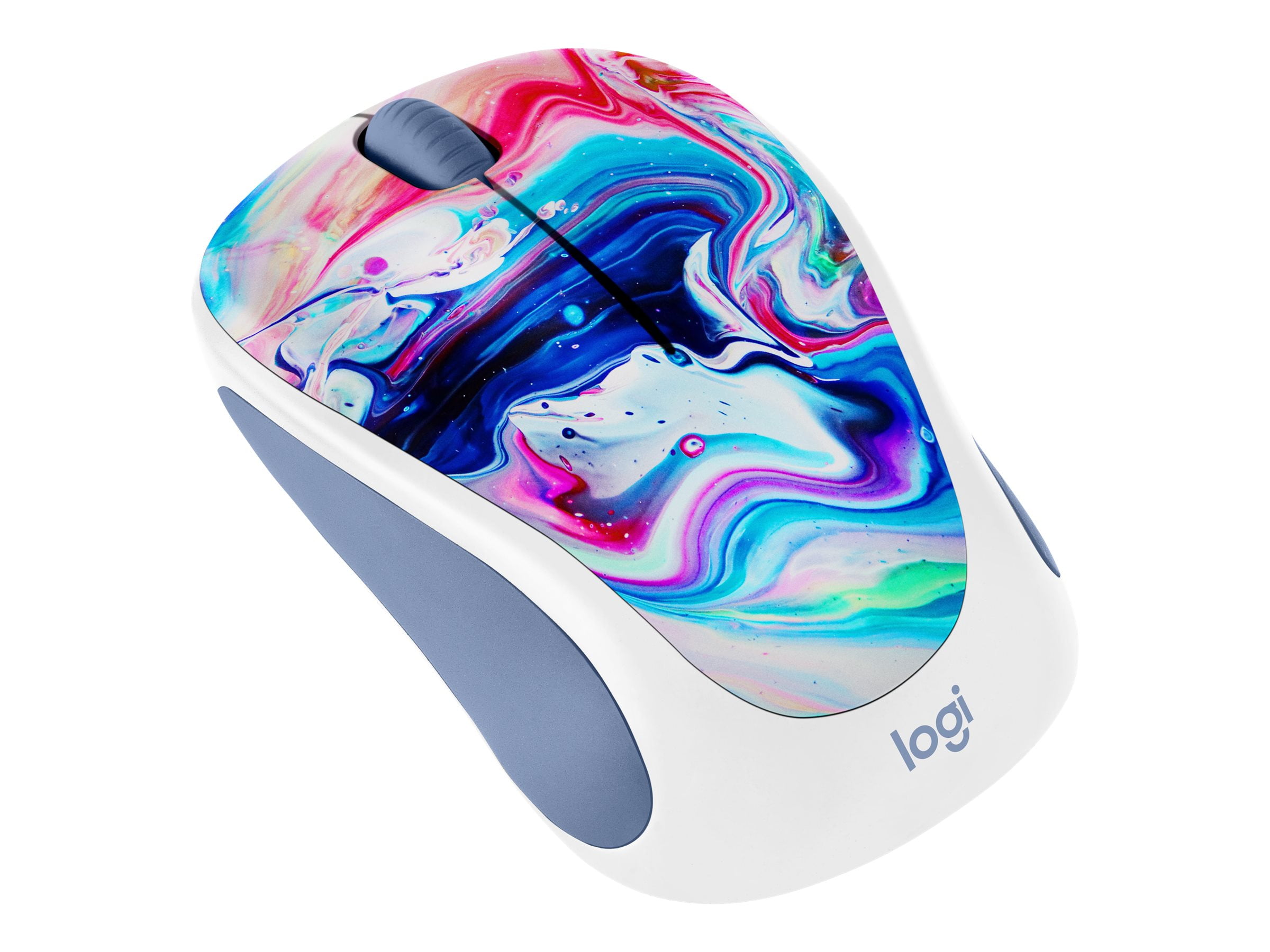 Logitech Design Collection Wireless Mouse with Silent Receiver Anywhere ...