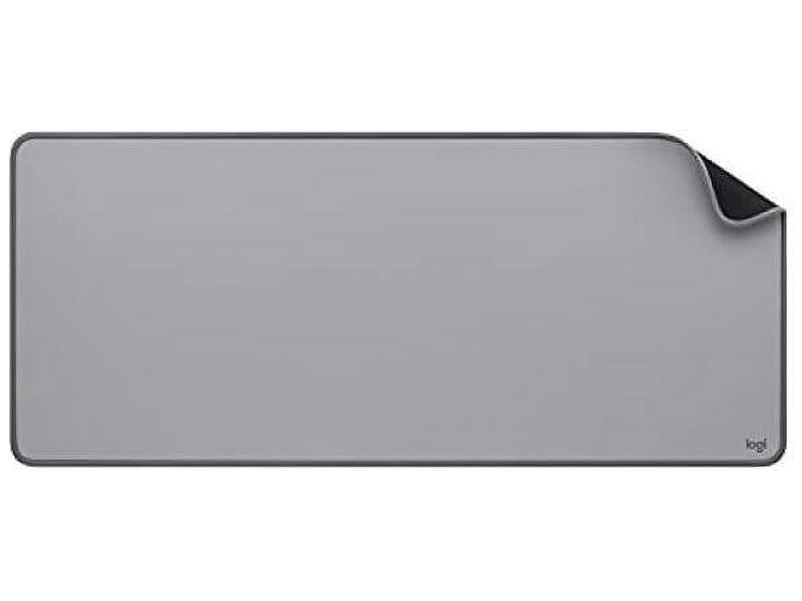 Logitech Large Size Office Mouse Desk Mat - Desktop Computer - Mid Gray ...