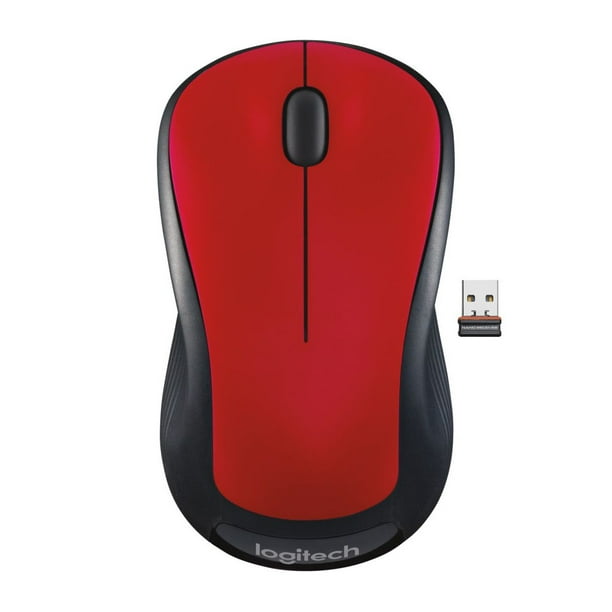 Logitech Full-Size Wireless Mouse, USB Nano Receiver, 1000 DPI Optical ...