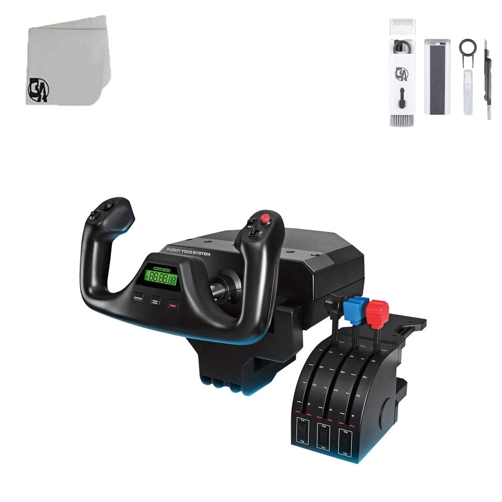 Logitech G PRO Flight Yoke System, Professional Simulation and Throttle ...
