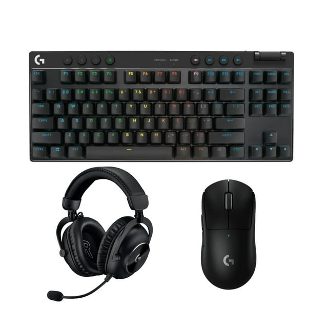Logitech G PRO X TKL LIGHTSPEED Wireless Gaming Keyboard with Pro X 2 ...