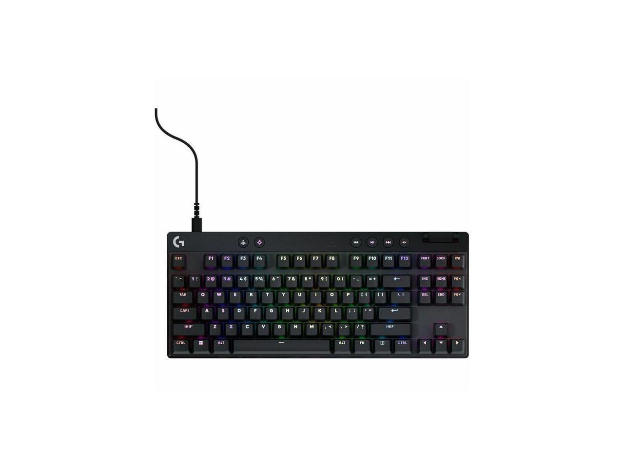Logitech G PRO X TKL RAPID Tenkeyless Wired Gaming Keyboard With Magnetic Analog Switches, Rapid ...