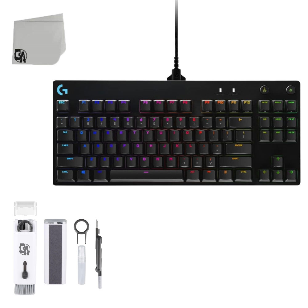 Logitech G Pro Mechanical Gaming Keyboard, GX Blue Clicky, RGB, 12 F ...