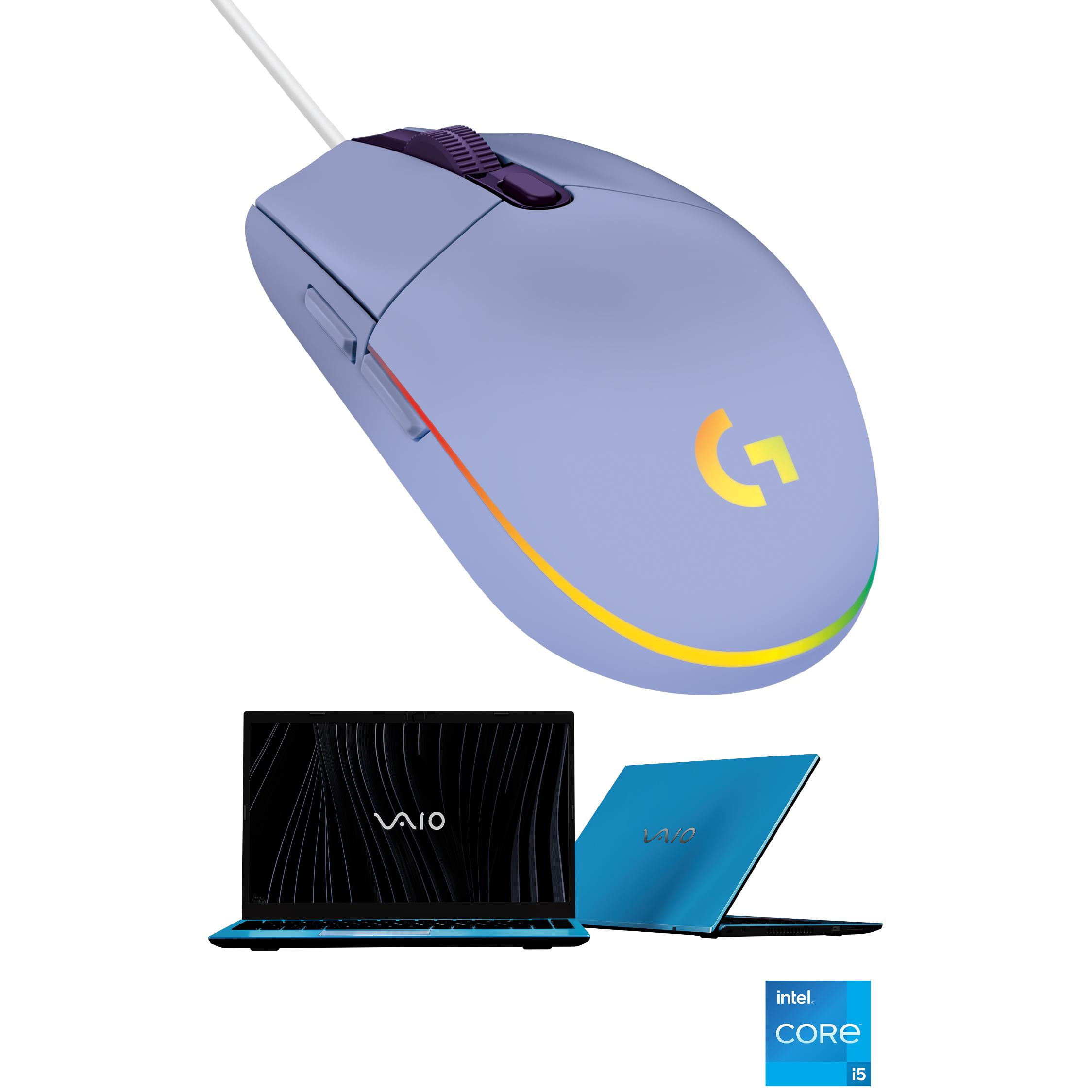 Logitech G203 Lightsync Gaming Mouse - Lilac and VAIO 14.1", FHD, Intel ...