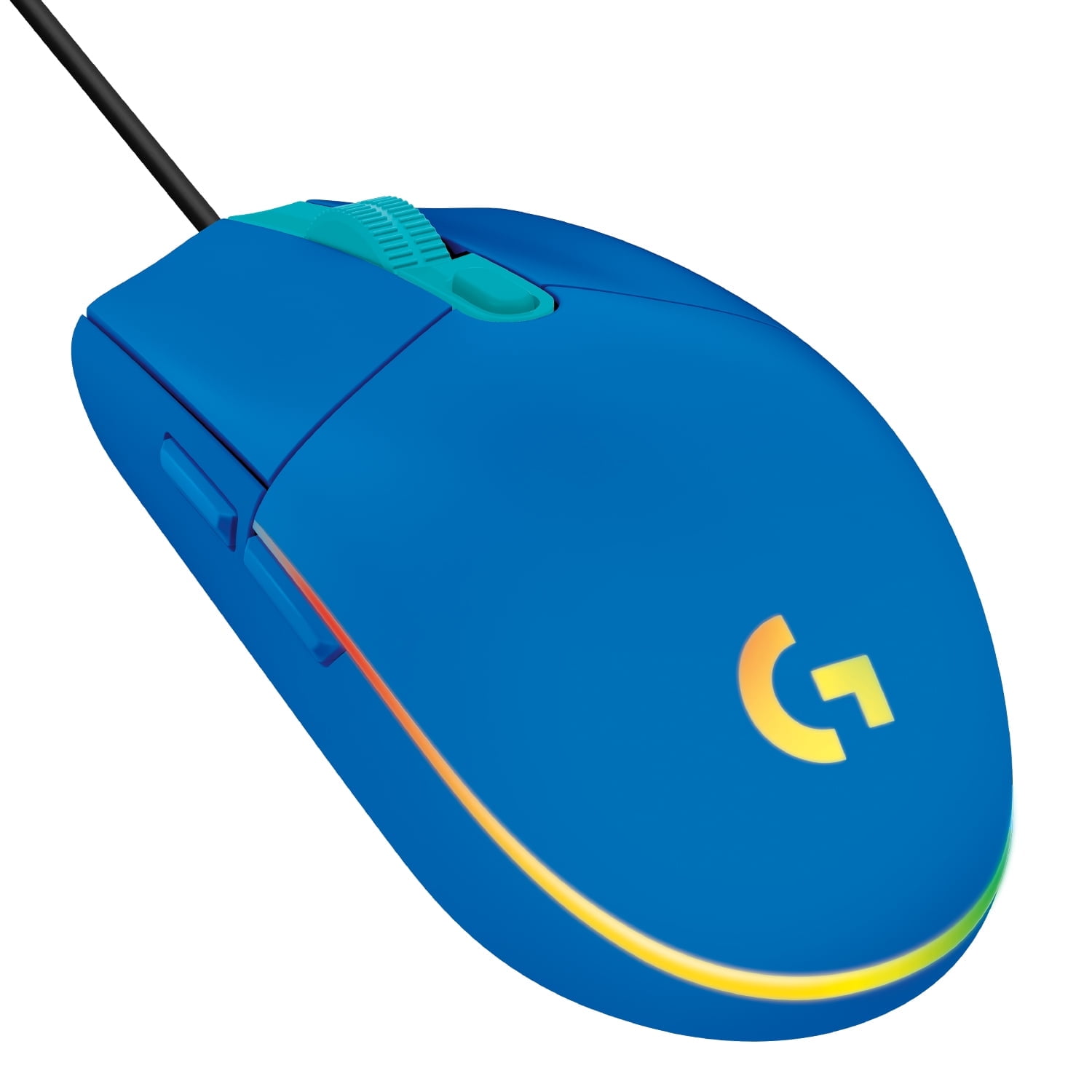 Logitech G203 Wired Gaming Mouse, 8,000 DPI, Rainbow Optical Effect ...