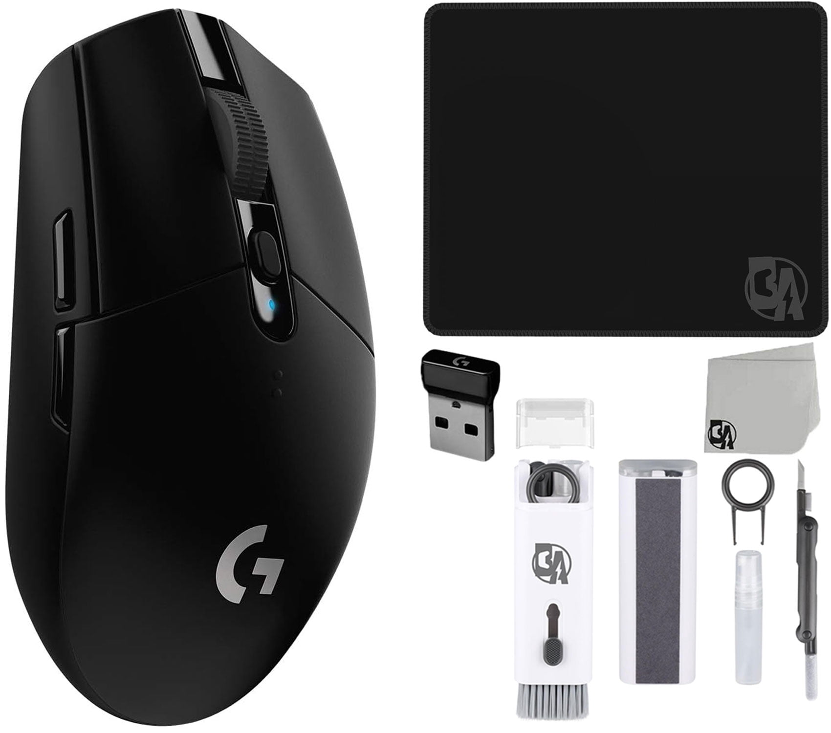 Pre-Owned Logitech G305 Lightspeed Wireless Gaming Mouse + Hard Gaming ...