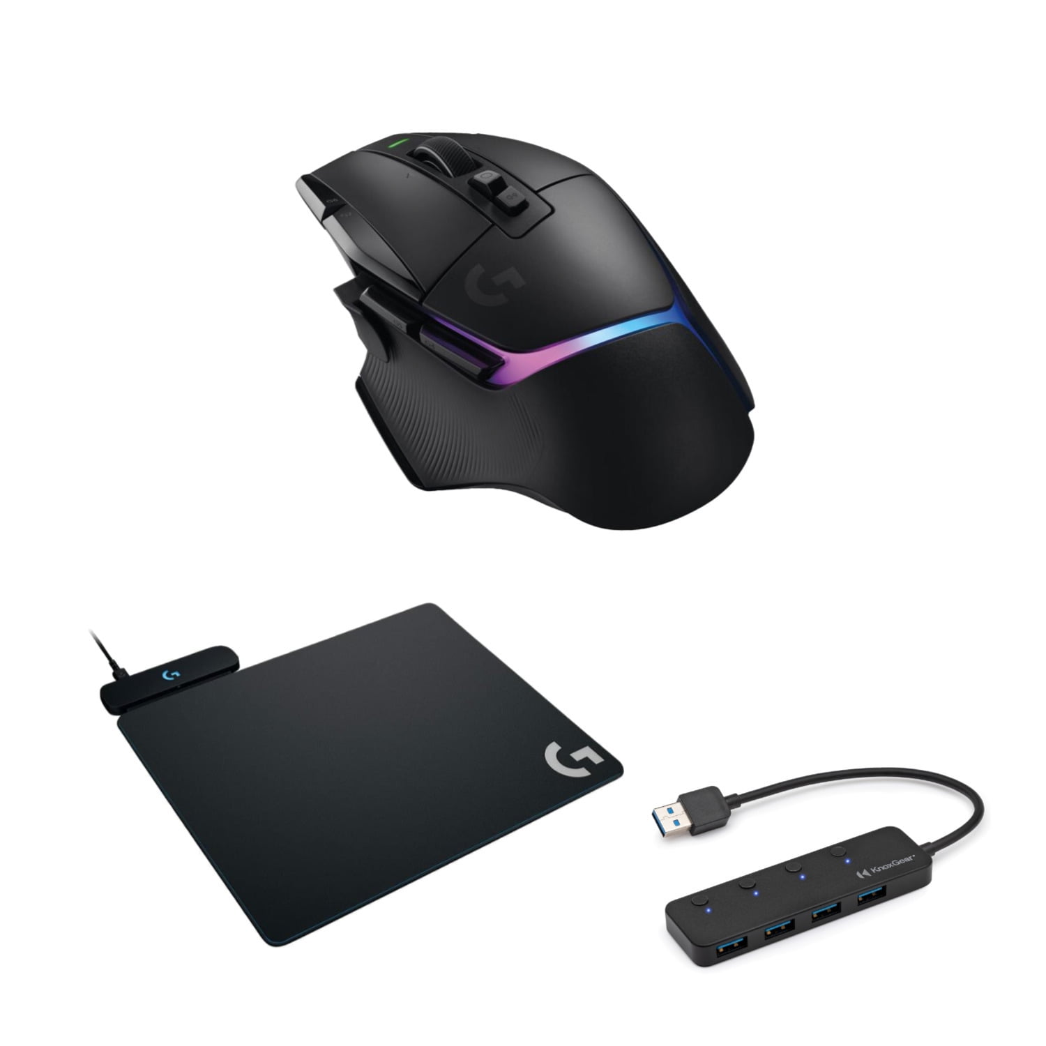 Logitech G502 X Plus Wireless Gaming Mouse (Black) Bundle - Walmart ...