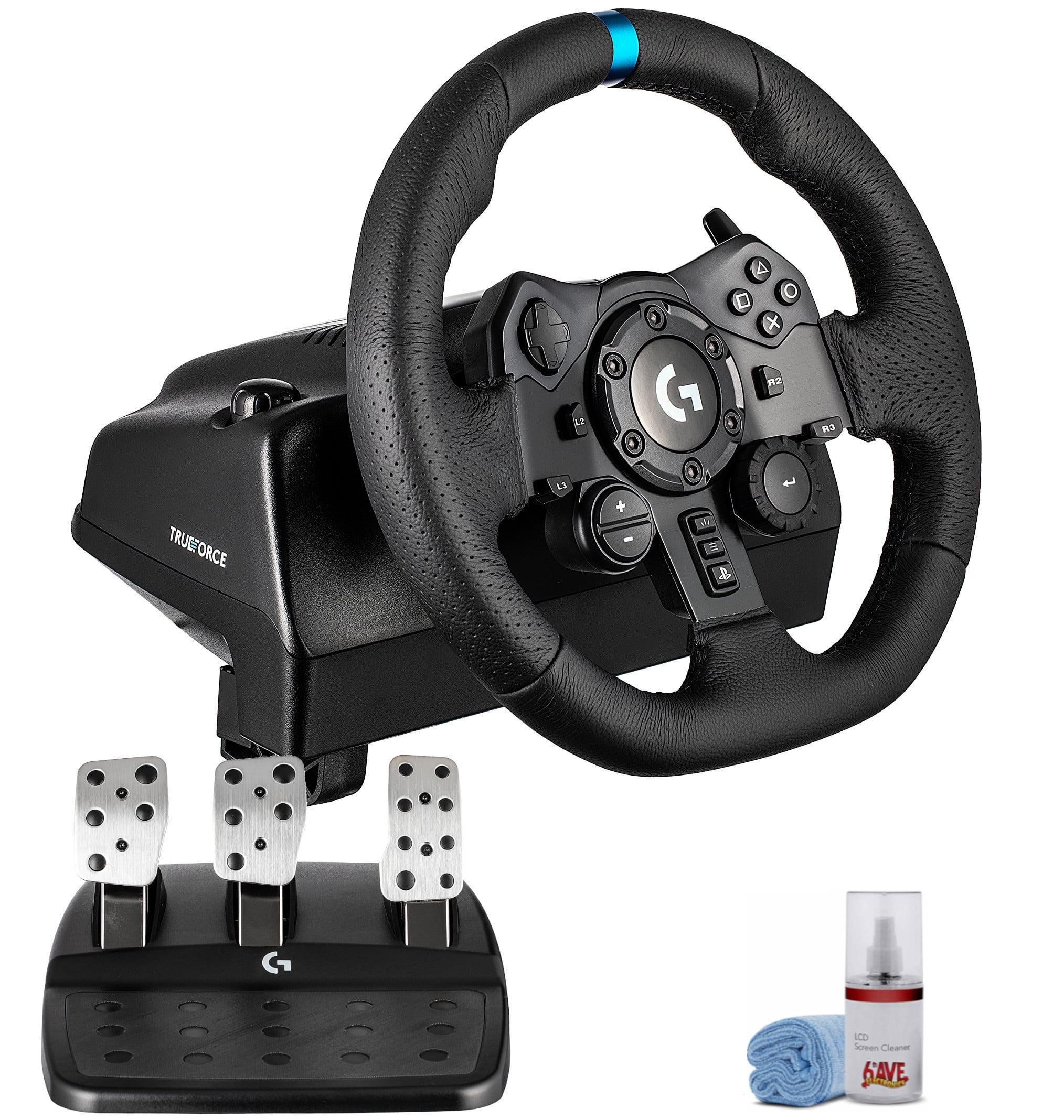 Logitech G923 Racing Wheel and Pedals Trueforce Sim Driving Wheel For ...