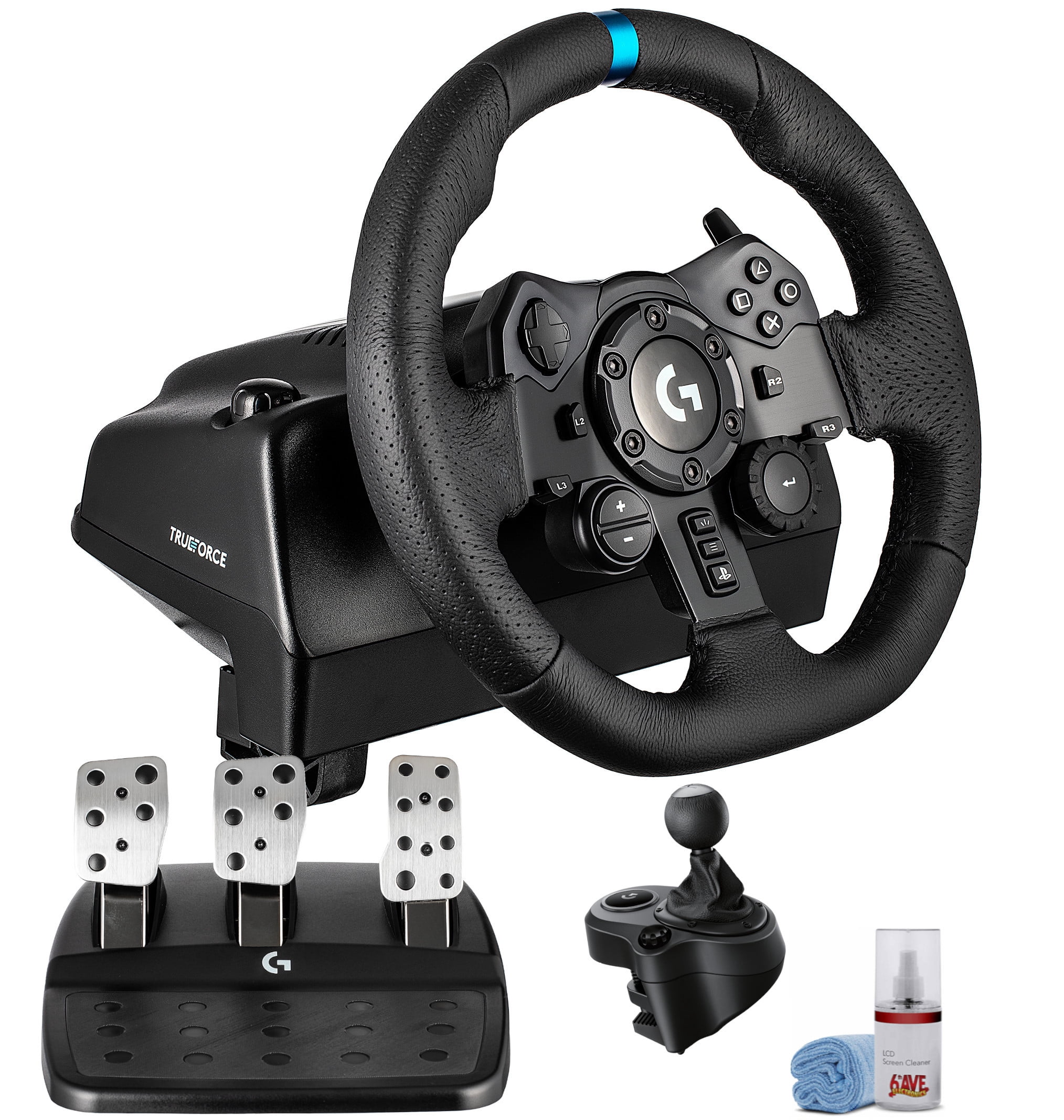 Logitech G923 Racing Wheel and Pedals Trueforce Sim Driving Wheel For ...
