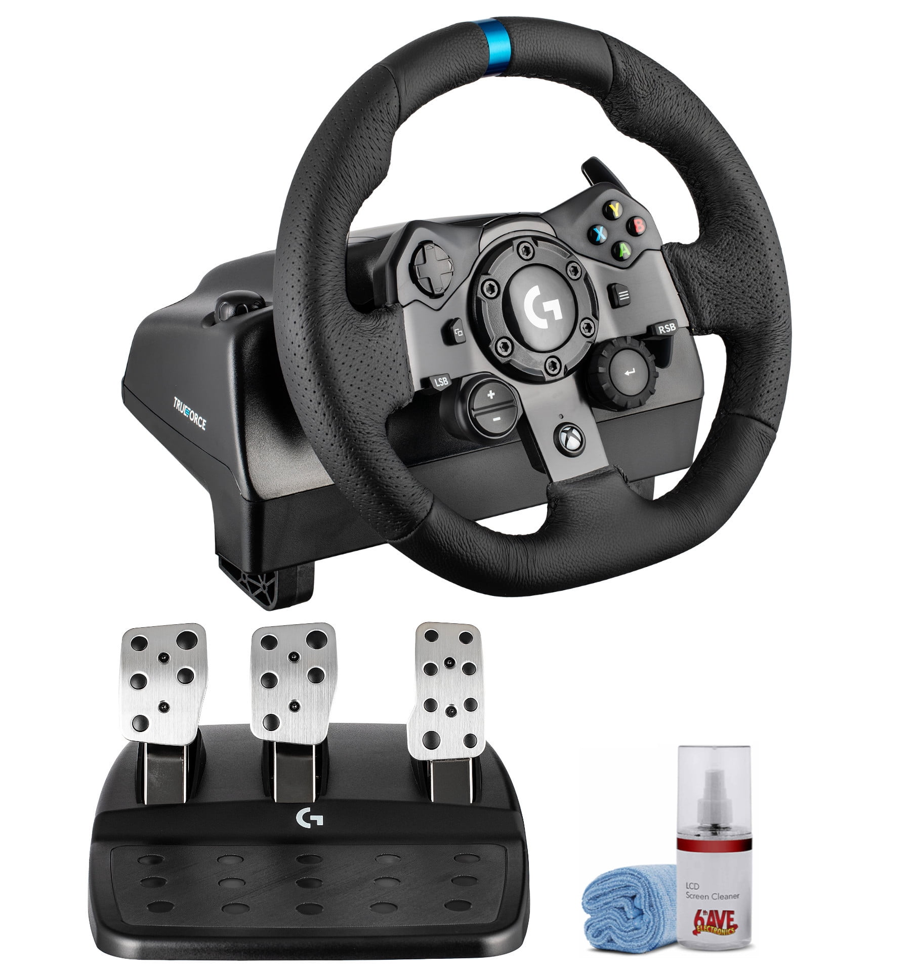 Logitech G923 Racing Wheel and Pedals Trueforce Sim Driving Wheel For ...