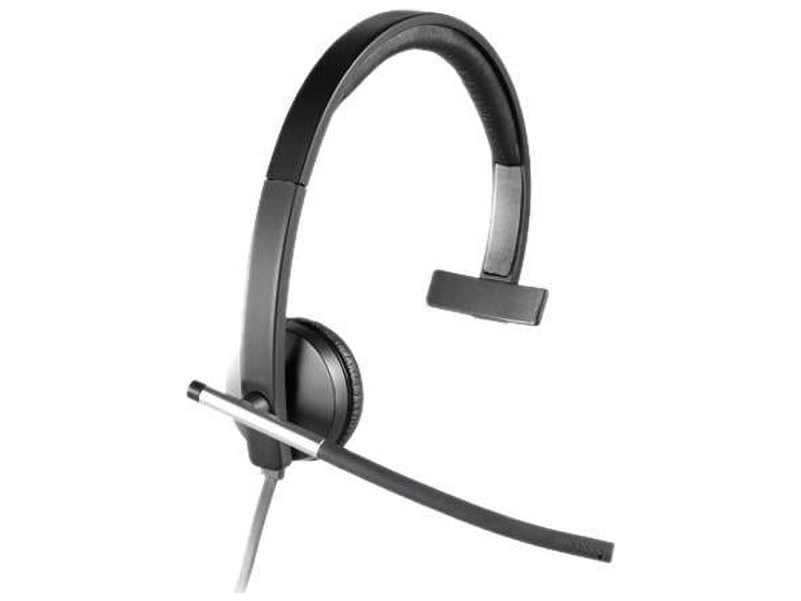 Logitech H650e USB Single-Ear Corded Headset, 981-000513 - Walmart.com
