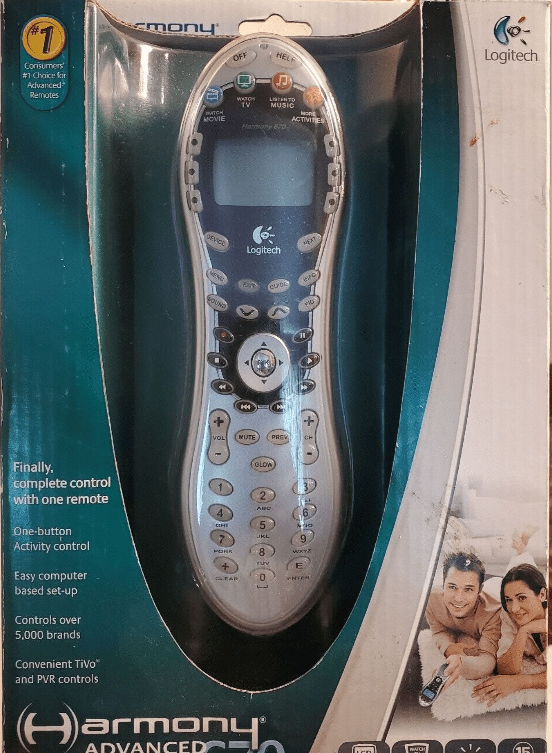 Logitech HARMONY 670 Advanced Universal TV Remote - Walmart.com