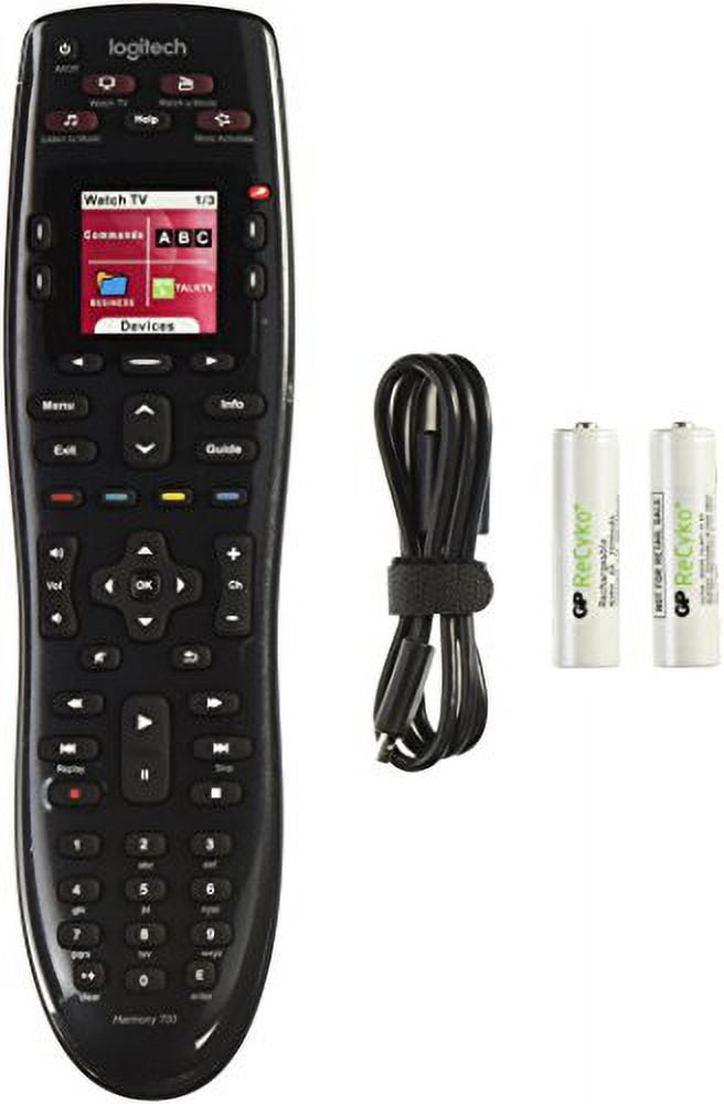 Logitech - Harmony 700 8-Device Universal Remote - Black - Walmart.com