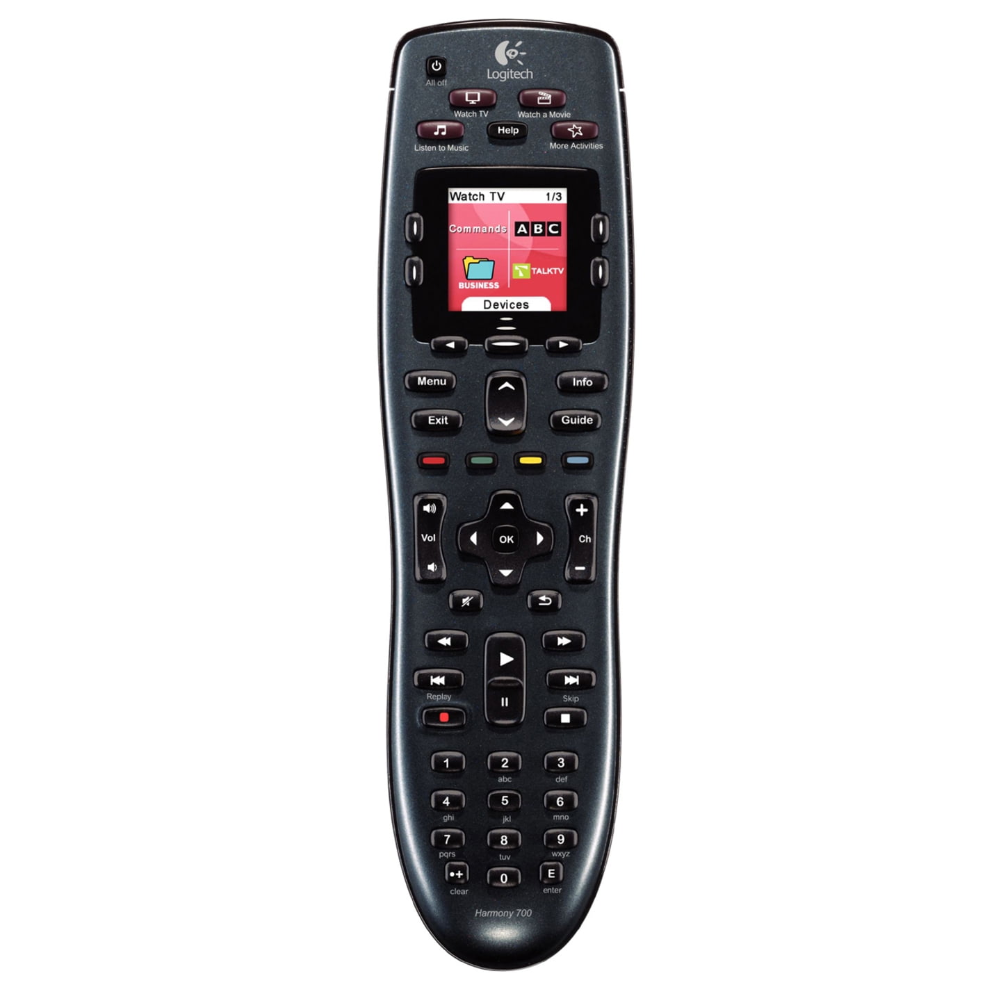 Logitech Harmony 700 Advanced Universal Remote - Walmart Business Supplies