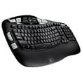 Logitech K350 Ergonomic Cordless Computer Wireless Keyboard, Black ...
