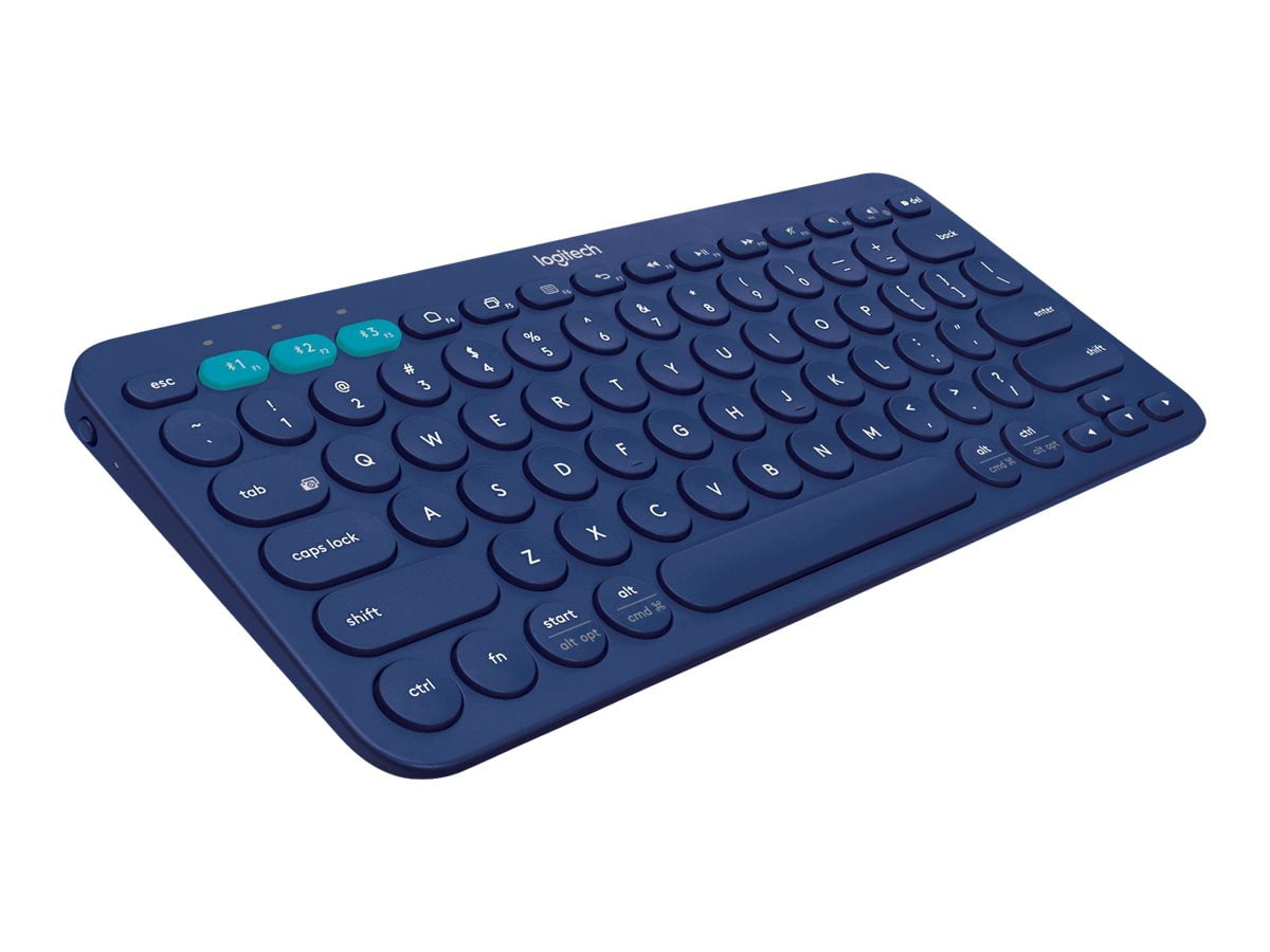 Logitech K380 - Keyboard - Bluetooth - blue - Walmart.com