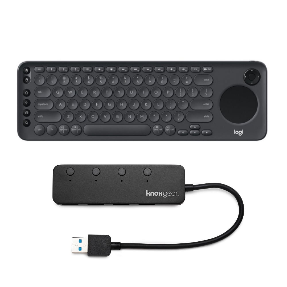 Logitech K600 TV Wireless Keyboard with Integrated Touchpad and Knox 3. ...