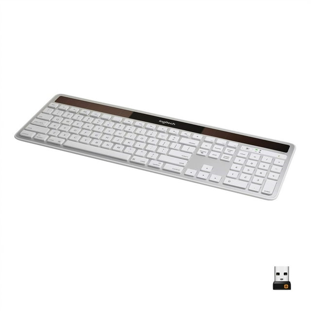 Logitech K750 RF Wireless Keypad Keyboard, Silver - Walmart.com