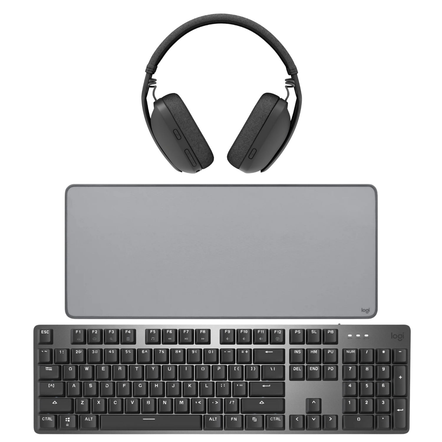 Logitech Zone Vibe 100 Lightweight, Wireless, Noise Canceling Over-Ear ...