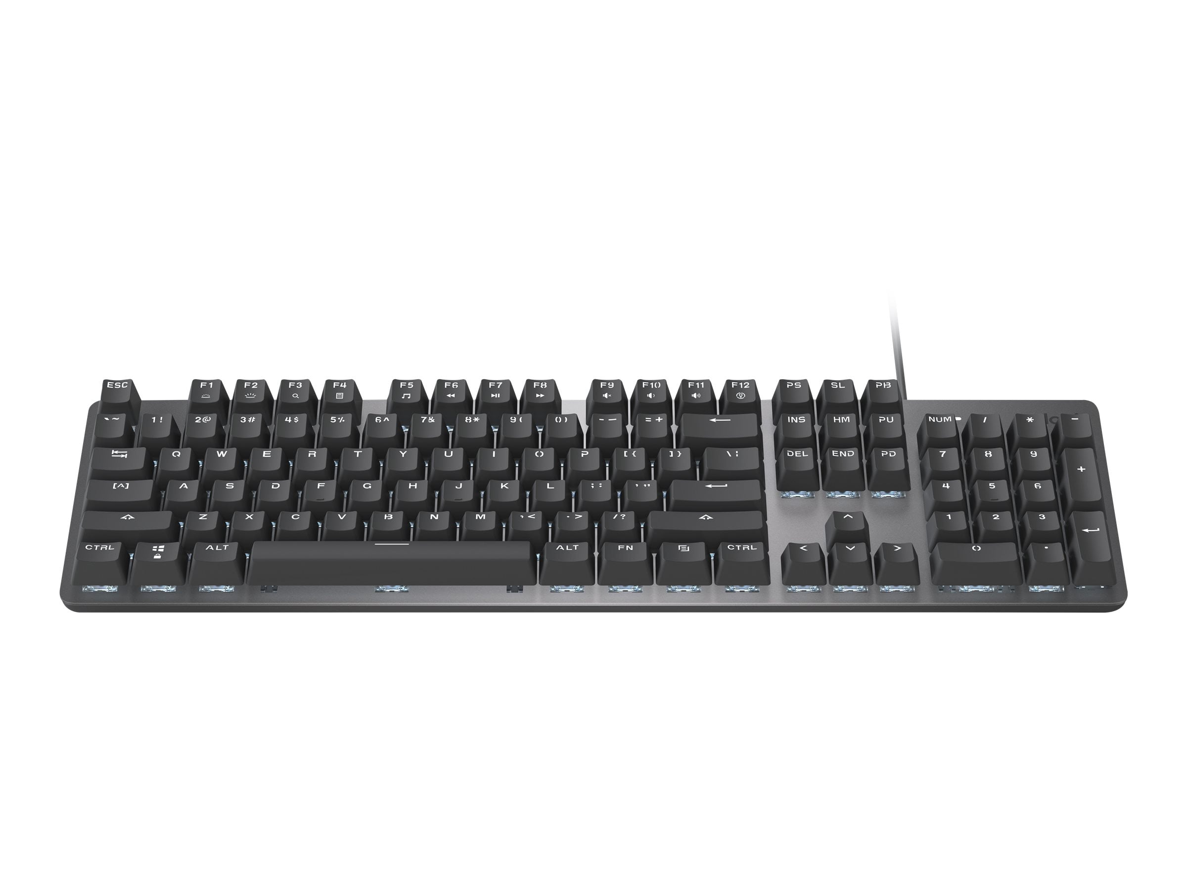 Logitech K845 Mechanical Illuminated Wired Keyboard, Brown - Walmart ...