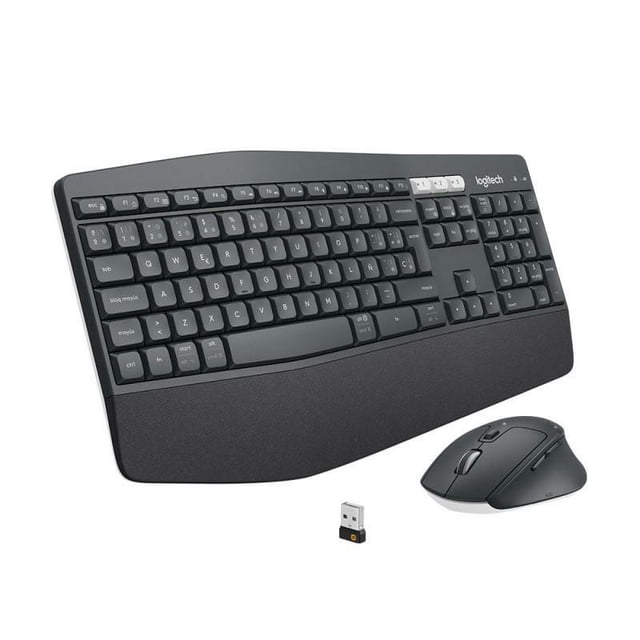 Logitech - Keyboard and mouse set - Spanish - Wireless - 2.4 GHz ...