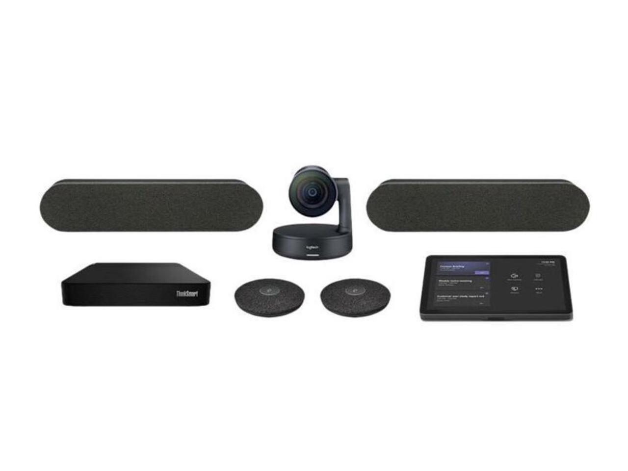 Logitech Large Room with Tap + Rally Plus + Lenovo ThinkSmart Core for ...