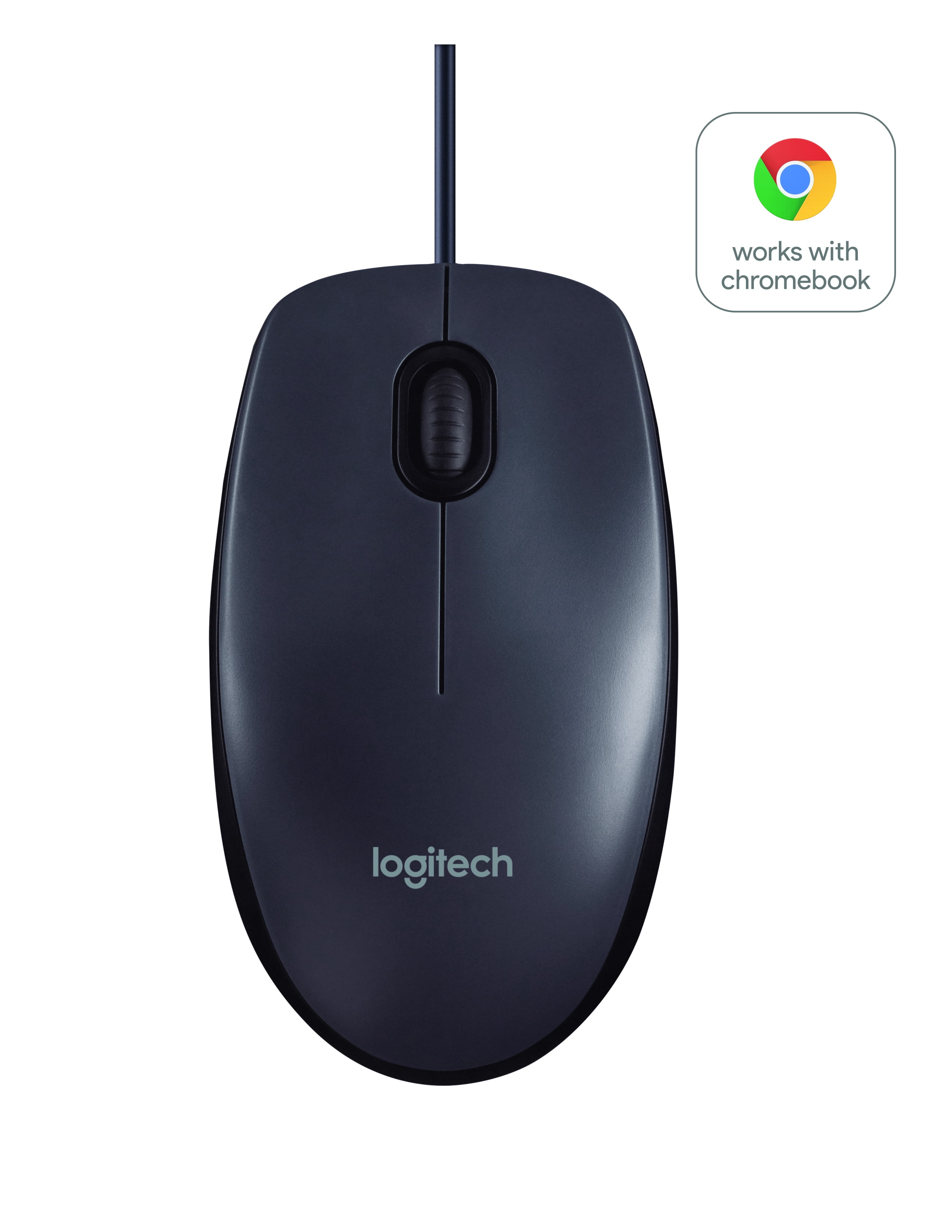 Logitech M100 Wired Optical Ambidextrous PC Mouse with 1000 DPI Optical ...
