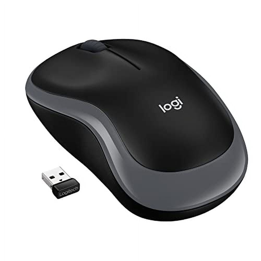 Logitech M185 Wireless Mouse, 2.4GHz with USB Mini Receiver, 12-Month ...