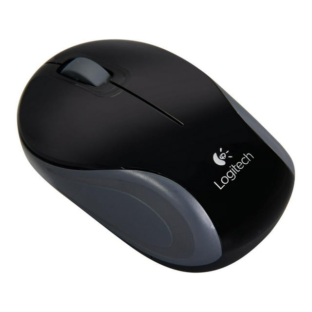 Logitech M187 - 910-002726 Black 3 Buttons 1 x Wheel USB RF Wireless ...