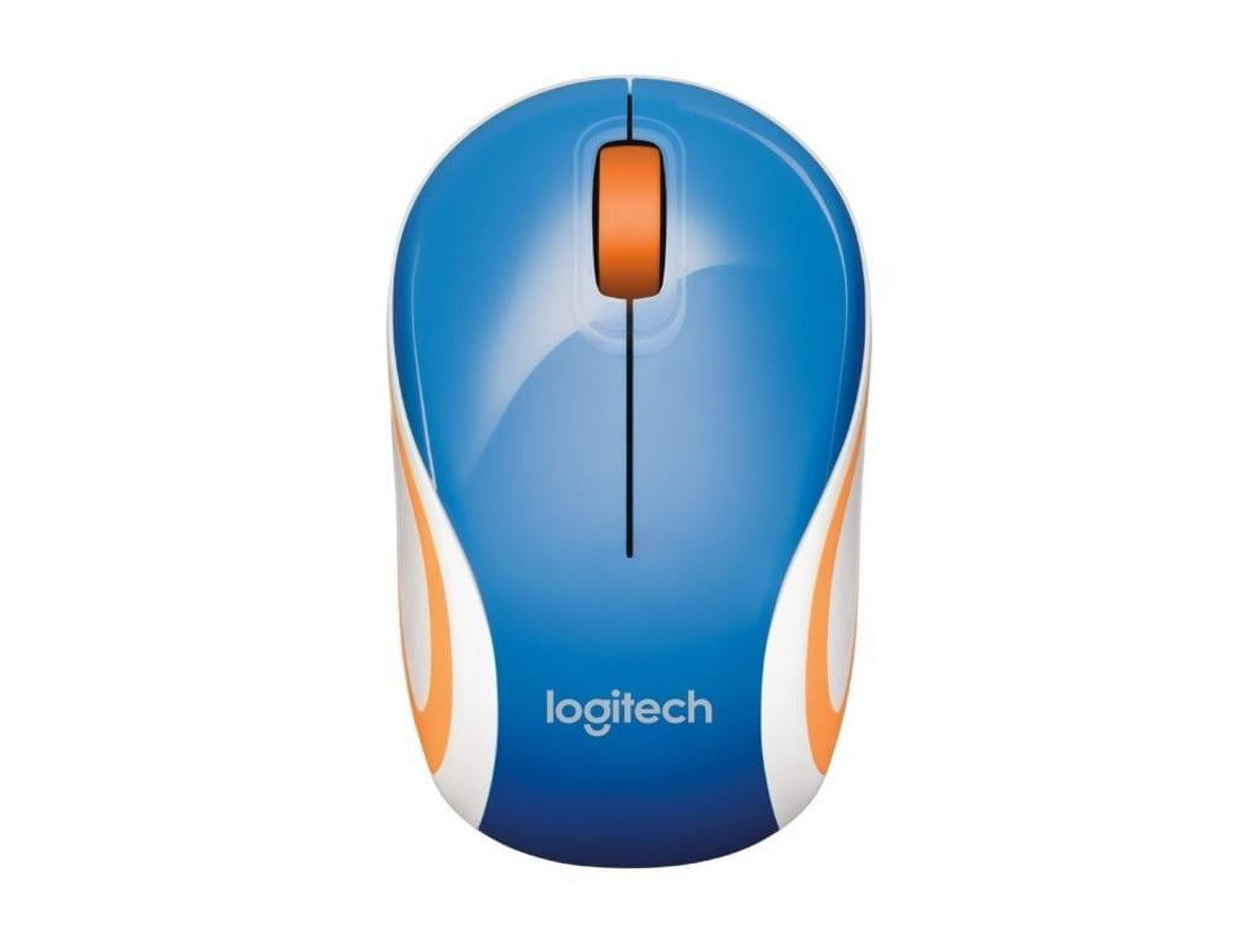 Logitech M187 Wireless Mini Mouse, Blue - Walmart.com