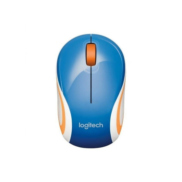 Logitech M187 Wireless Mini Mouse, Blue - Walmart.com