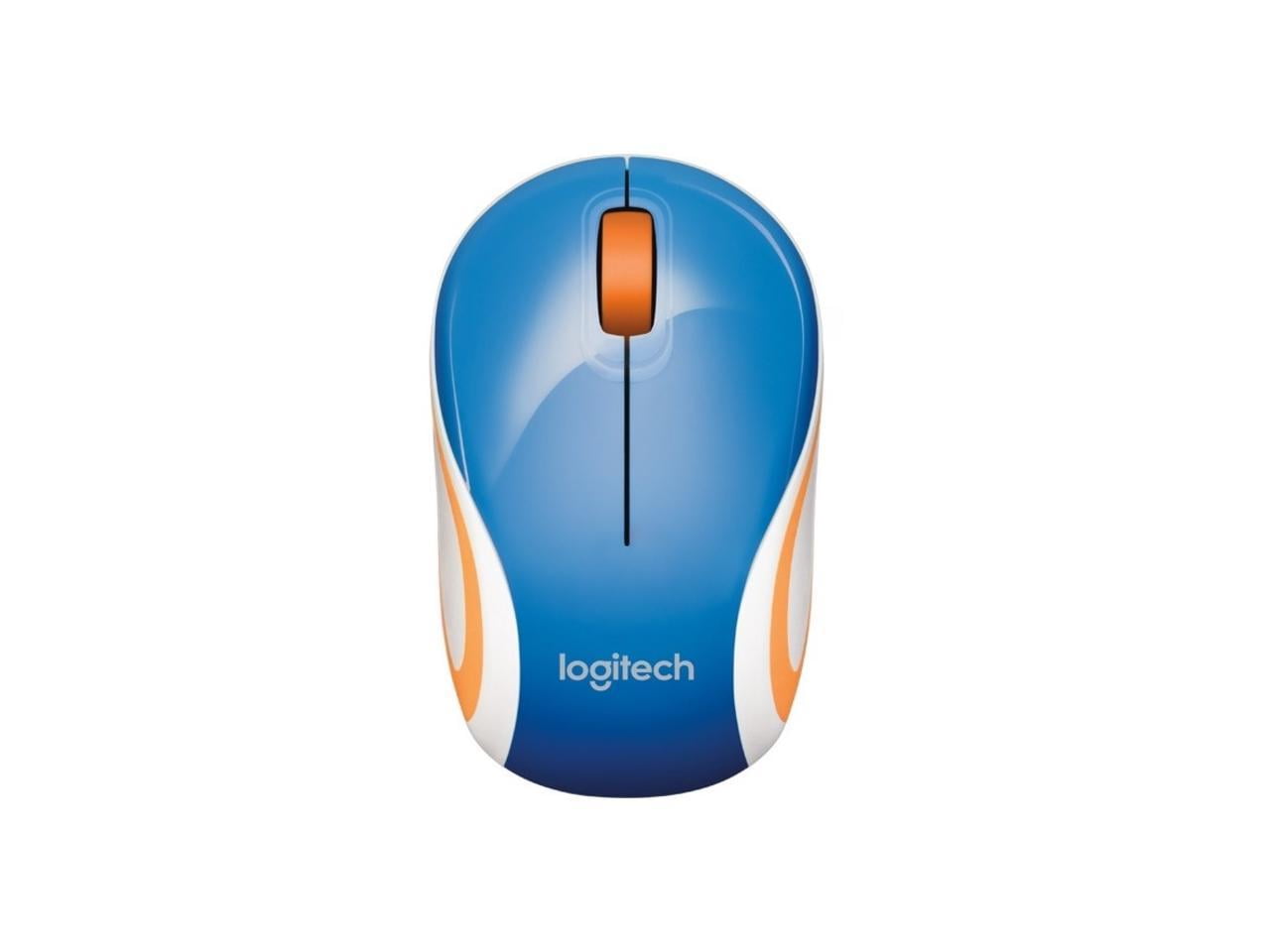 Logitech M187 Wireless Mini Mouse, Blue - Walmart.com